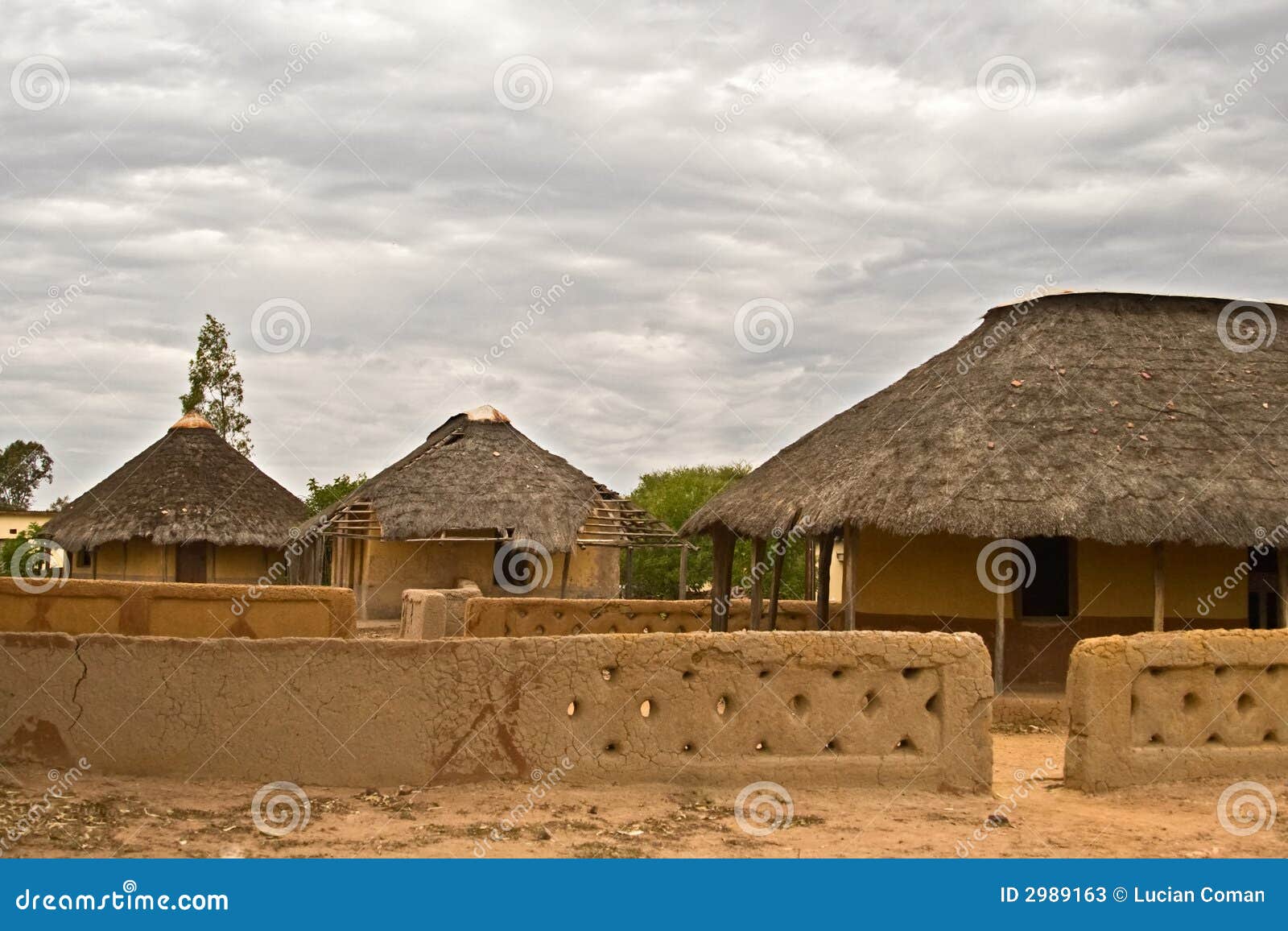 African village stock image. Image of room, african, primitive - 2989163