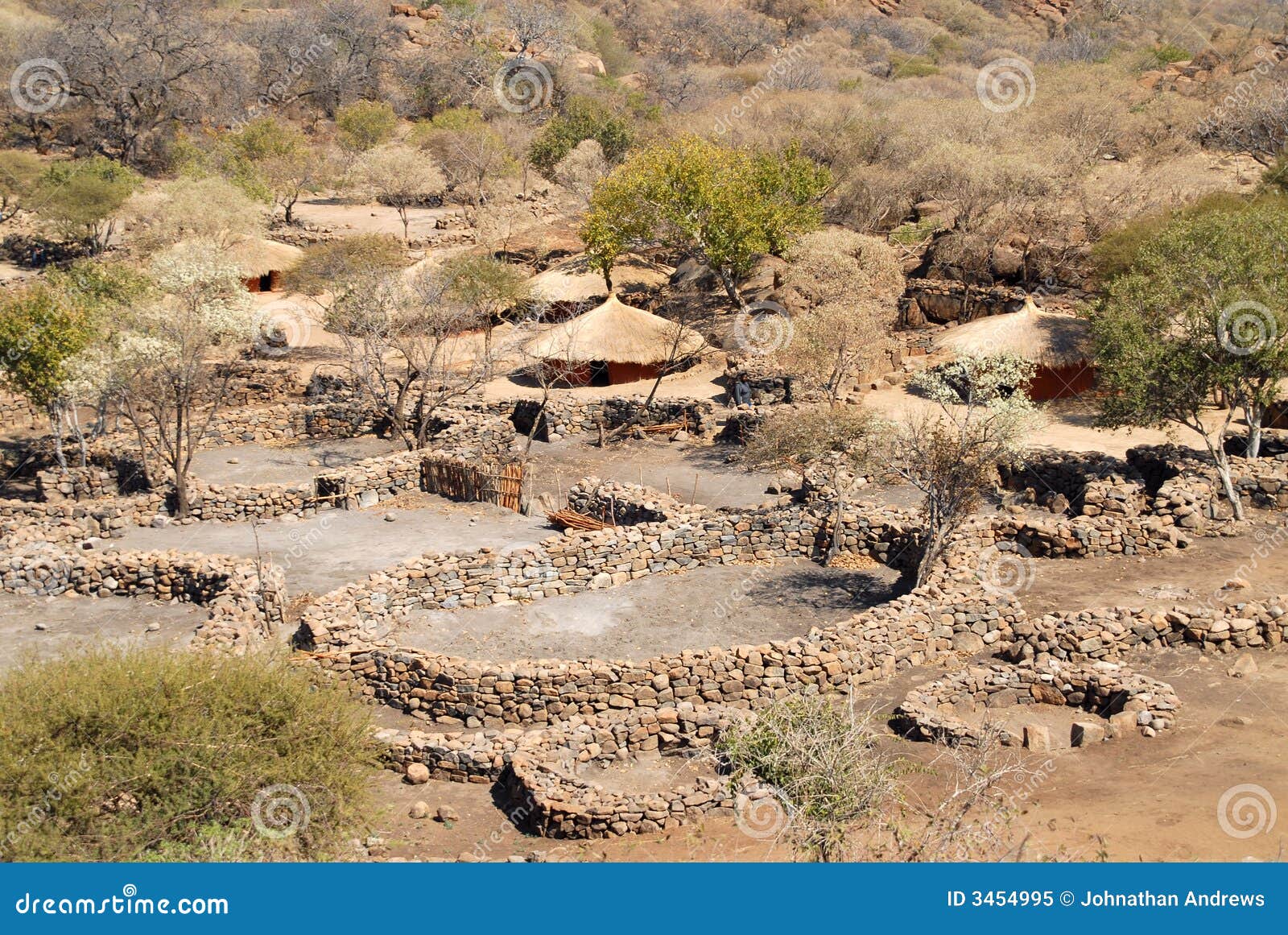 African village stock image. Image of africa, roof, village - 3454995