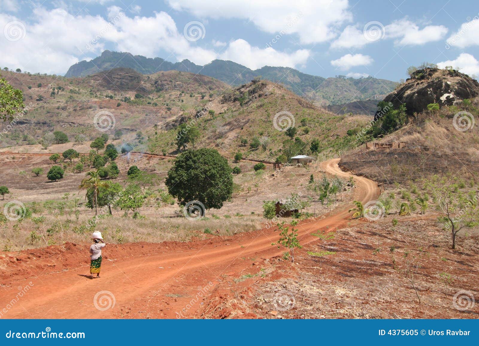 African village stock image. Image of clouds, cloudscape - 4375605