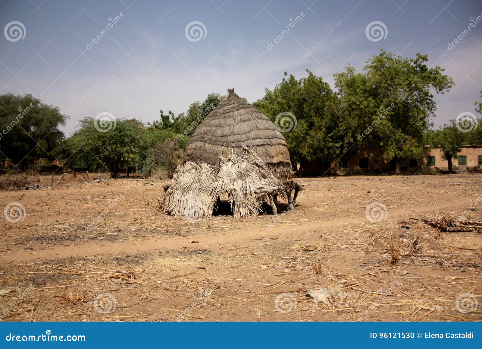 African village huts stock photo. Image of authentic - 96121530