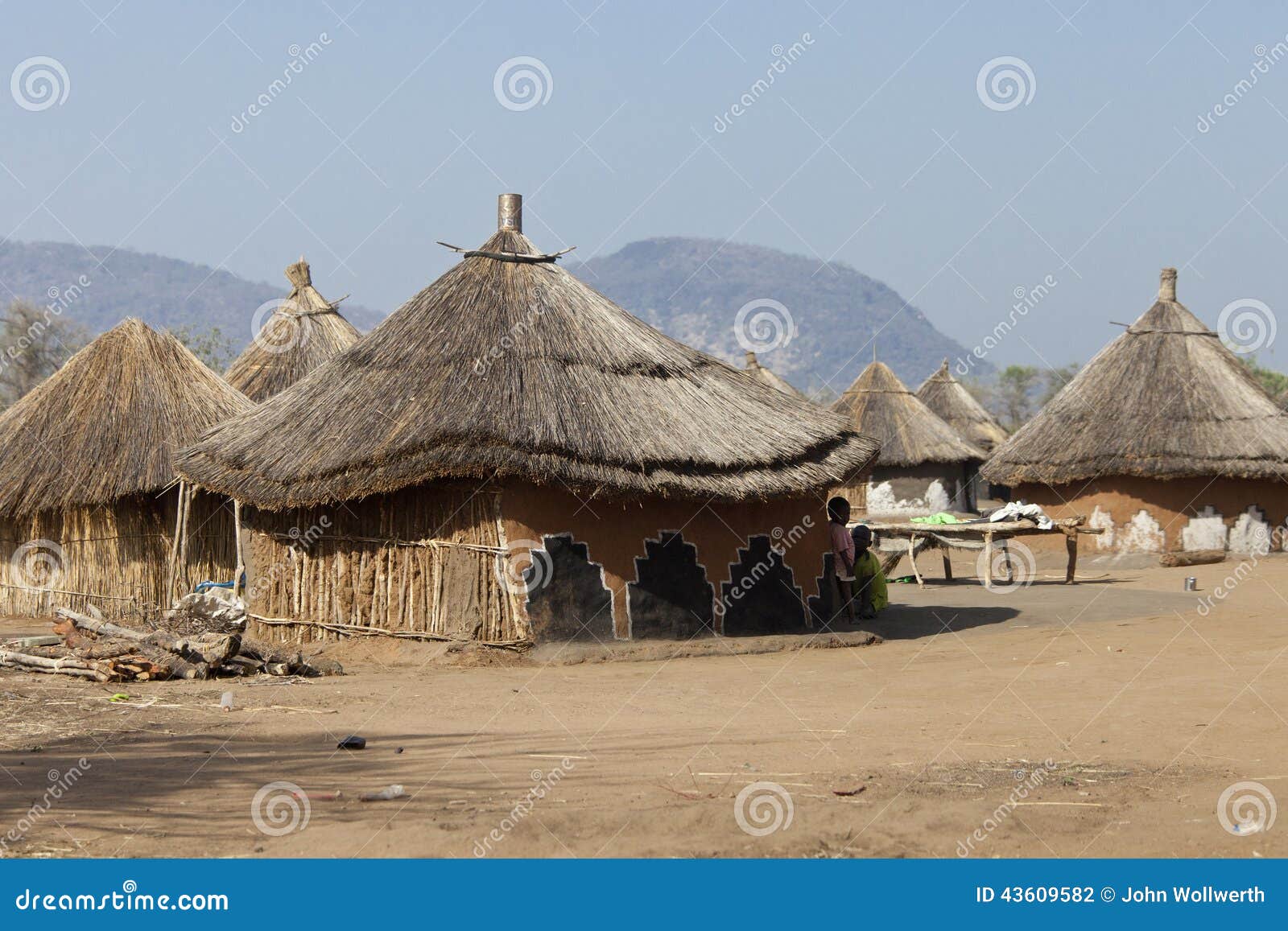 African village editorial photography. Image of extreme - 43609582
