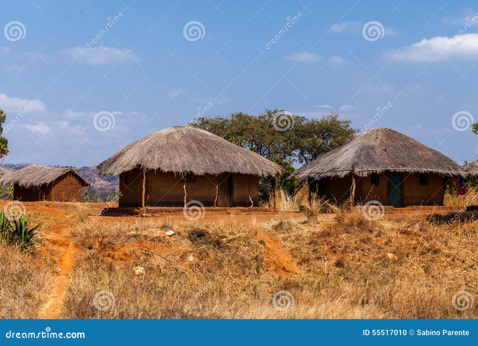 African village stock photo. Image of village, home, culture - 55517010