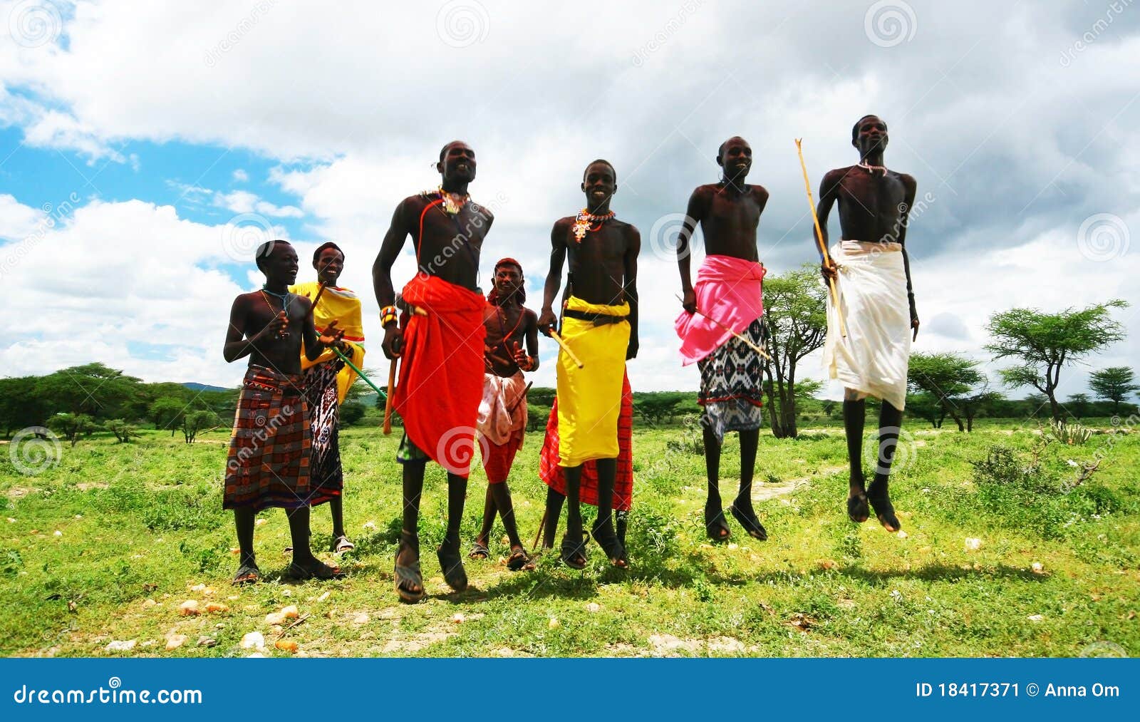 African Warriors Dancing Traditional Jumps Editorial Photo - Image of ...