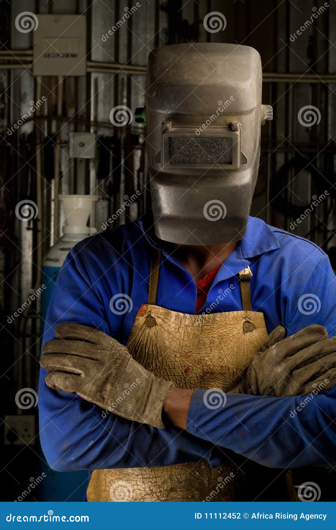 African welder with mask stock photo. Image of skilled - 11112452