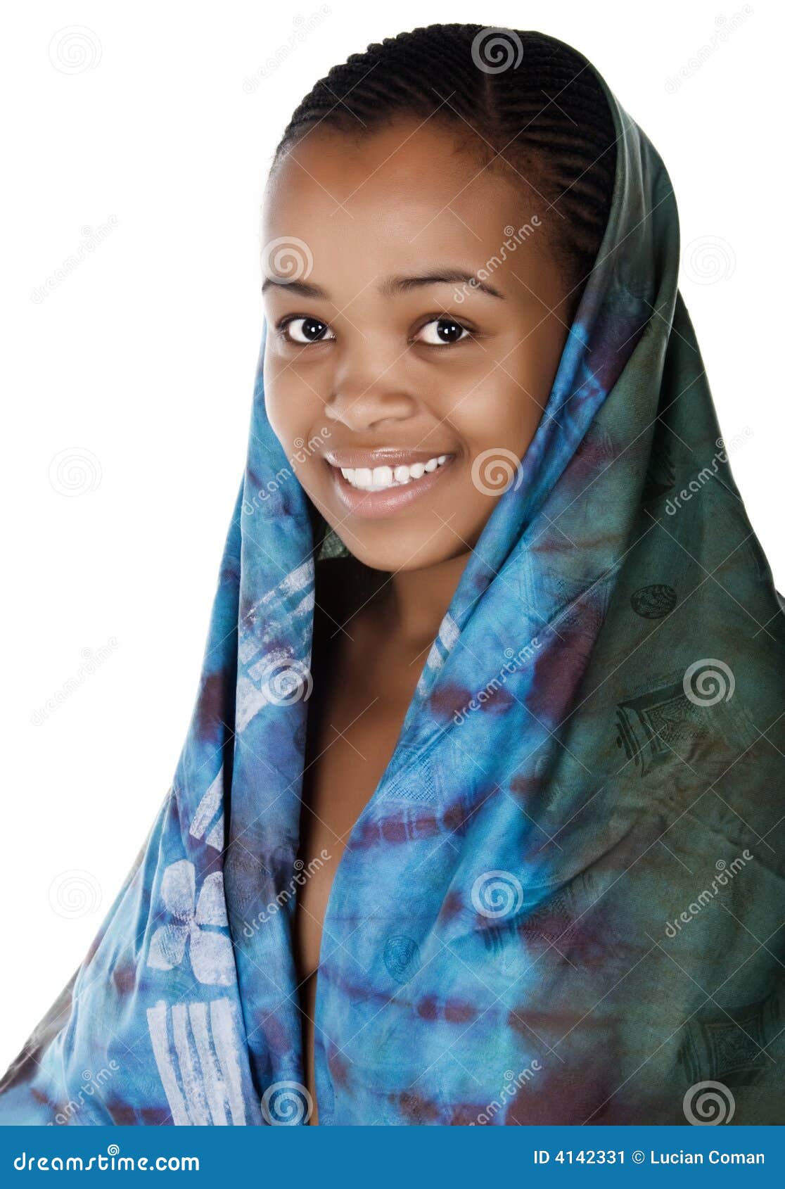 African woman stock image. Image of braids, face, dark - 4142331