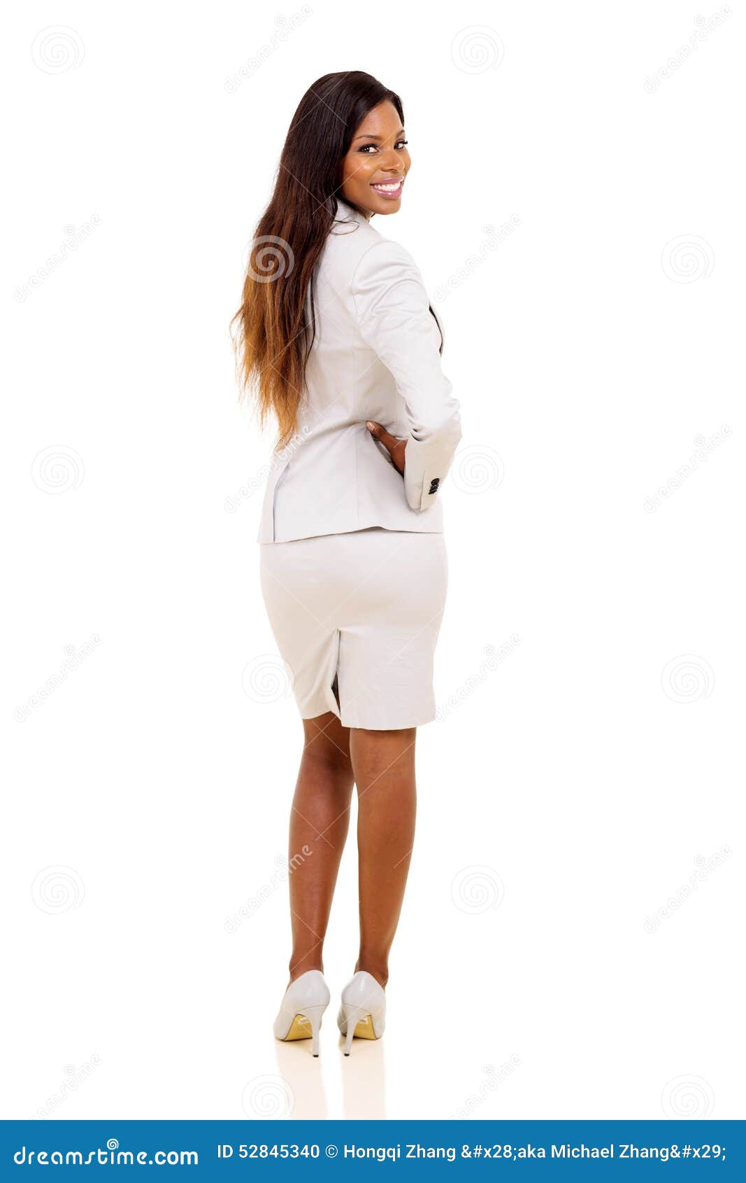African woman looking back stock photo. Image of elegant - 52845340