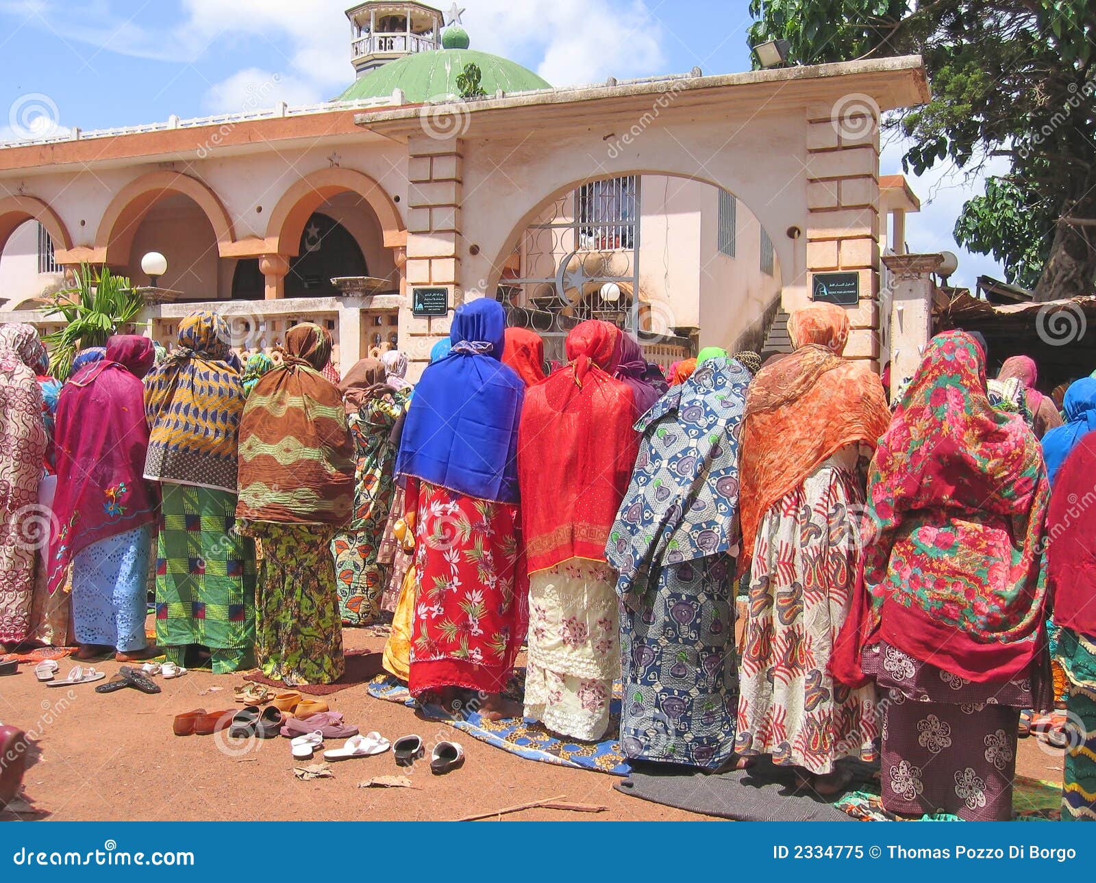 African woman praying stock image. Image of colors, colourful - 2334775