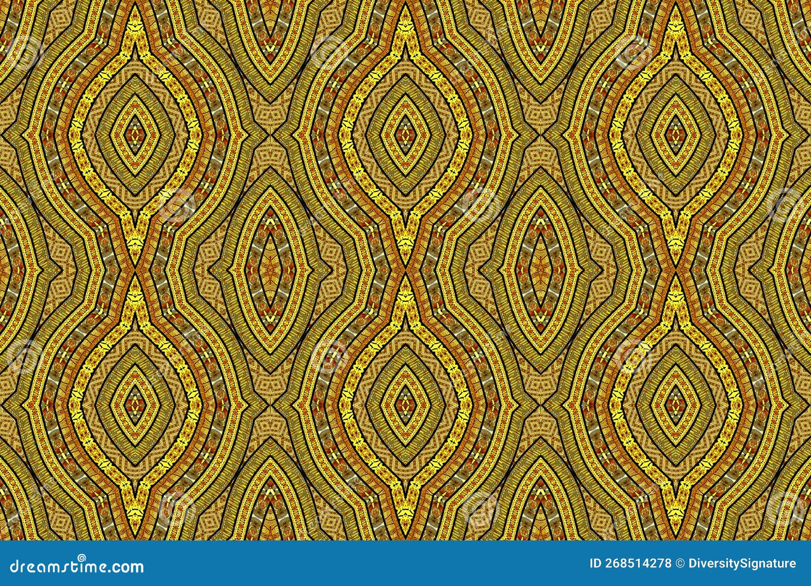 African Wood Texture, Ethnic Design Of A Veined Wood, Seamless And ...