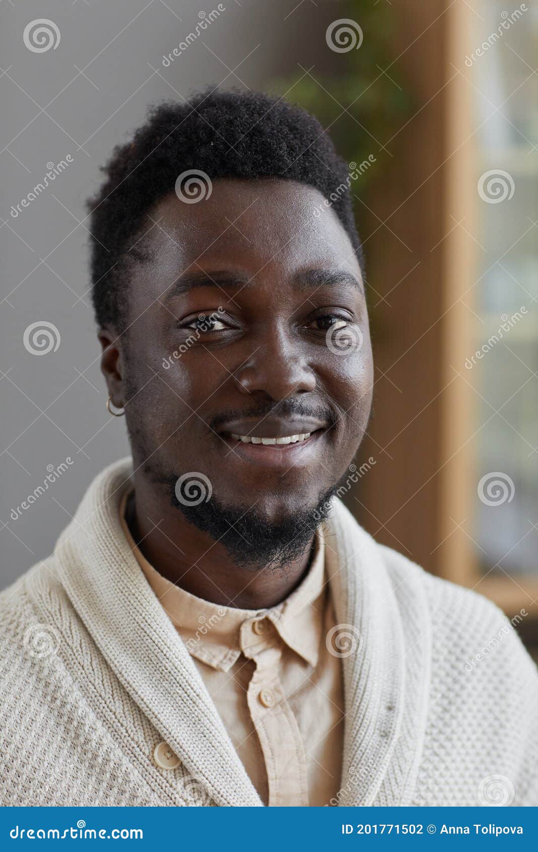 African young man stock photo. Image of smiling, headshot - 201771502