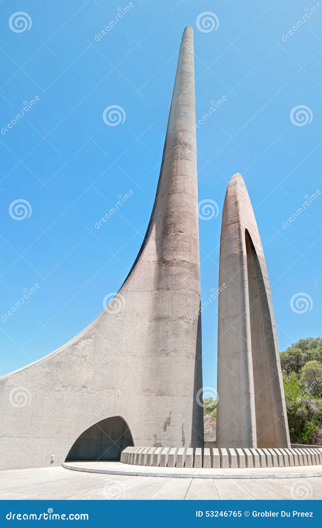 Afrikaans Language Monument in Paarl Stock Image - Image of monument ...