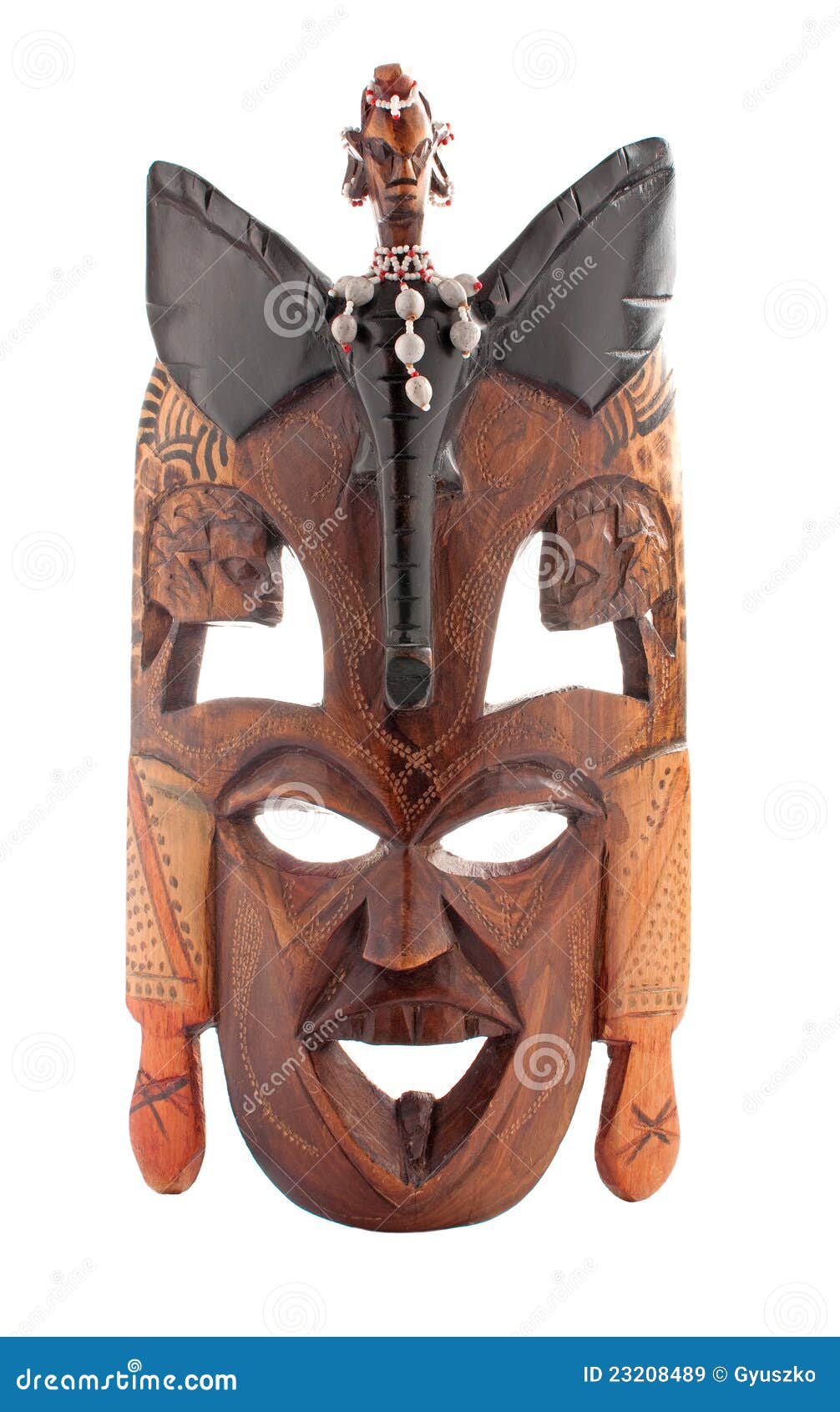Afrikaans Masker stock afbeelding. Image of geïsoleerd - 23208489