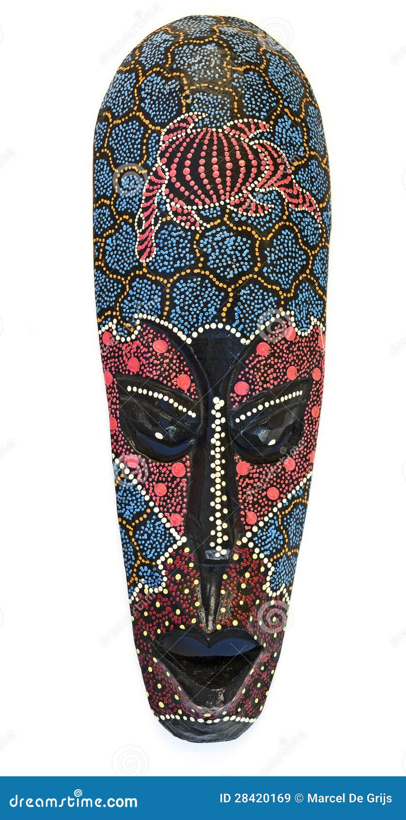 Afrikaans masker stock afbeelding. Image of cultus, stammen - 28420169