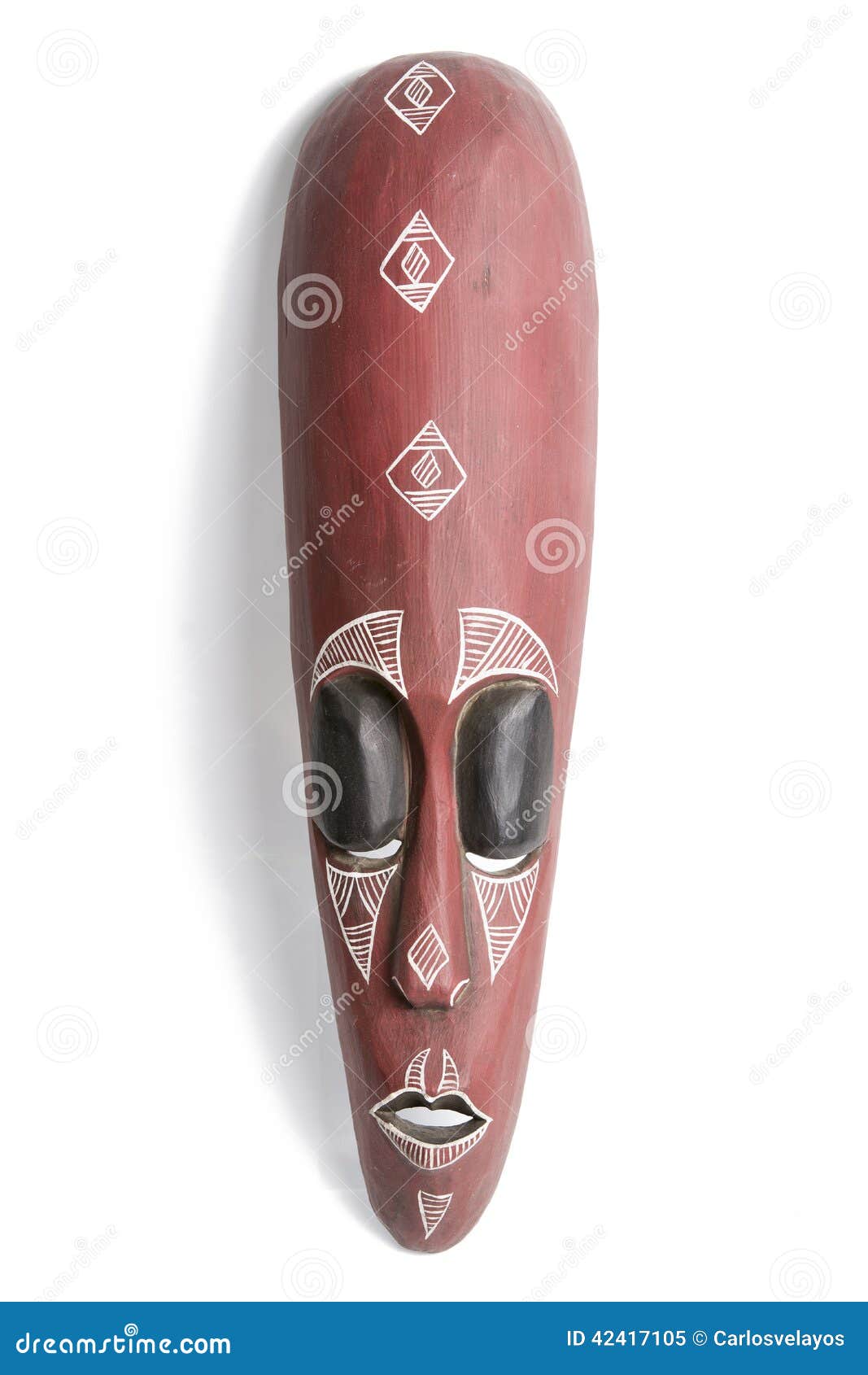 Afrikaans masker stock afbeelding. Image of cultuur, geïsoleerd - 42417105