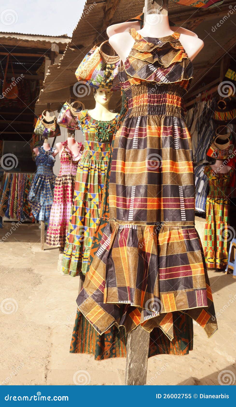 Afrikaanse Kleding stock afbeelding. Image of ghana, cultureel - 26002755