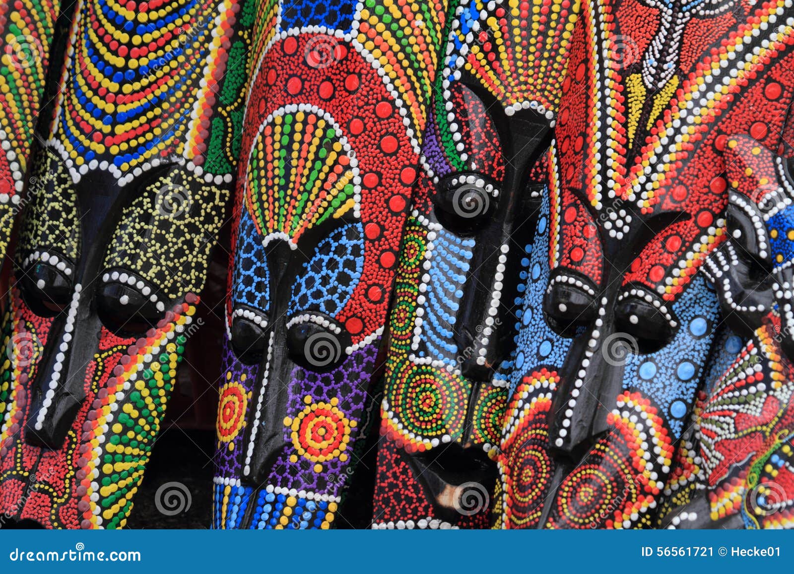 Afrikaanse maskers stock afbeelding. Image of gezicht - 56561721