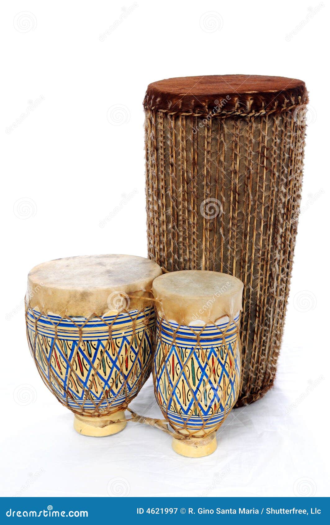 Afrikanische Bongo-Trommeln Stockbild - Bild von instrument, bongos ...