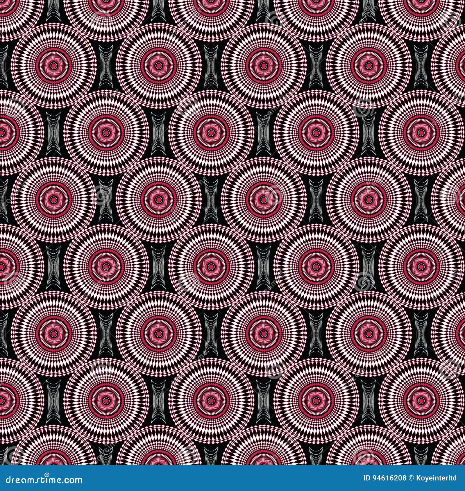 Afro Ankara Pattern stock illustration. Illustration of nvivid - 94616208