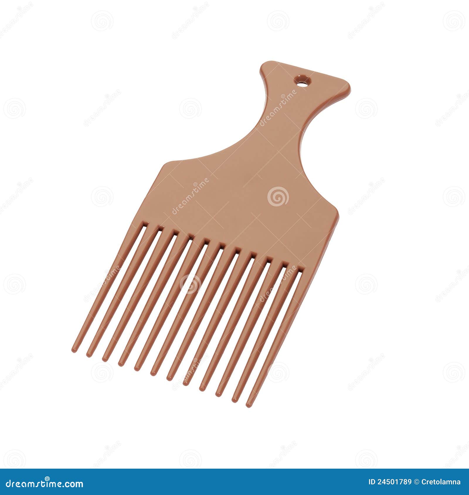 Afro-kam. stock afbeelding. Image of knipsel, niemand - 24501789