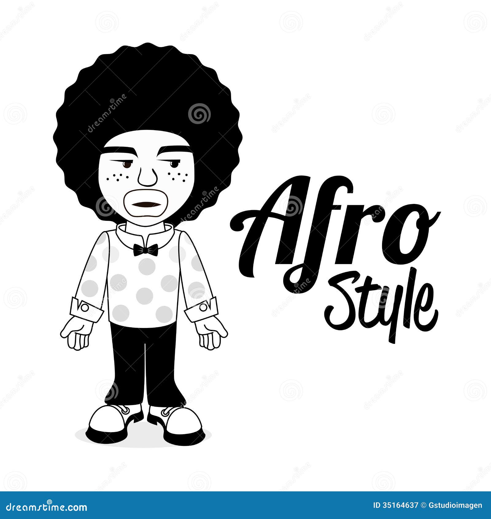 Afro style design stock vector. Illustration of abstract - 35164637