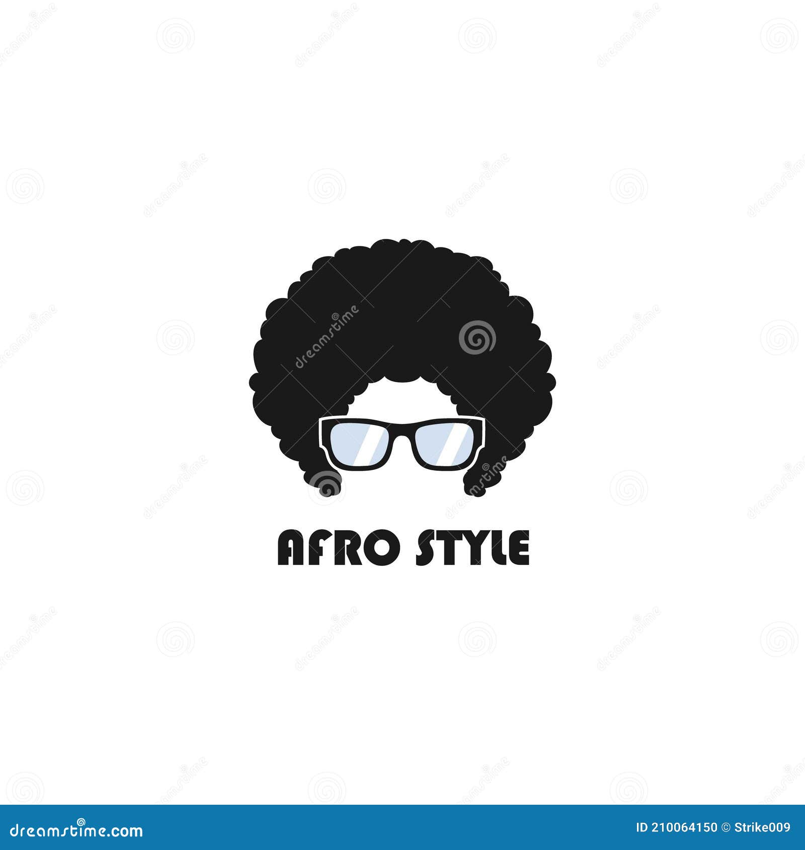 Afro Style stock vector. Illustration of afro, band - 210064150
