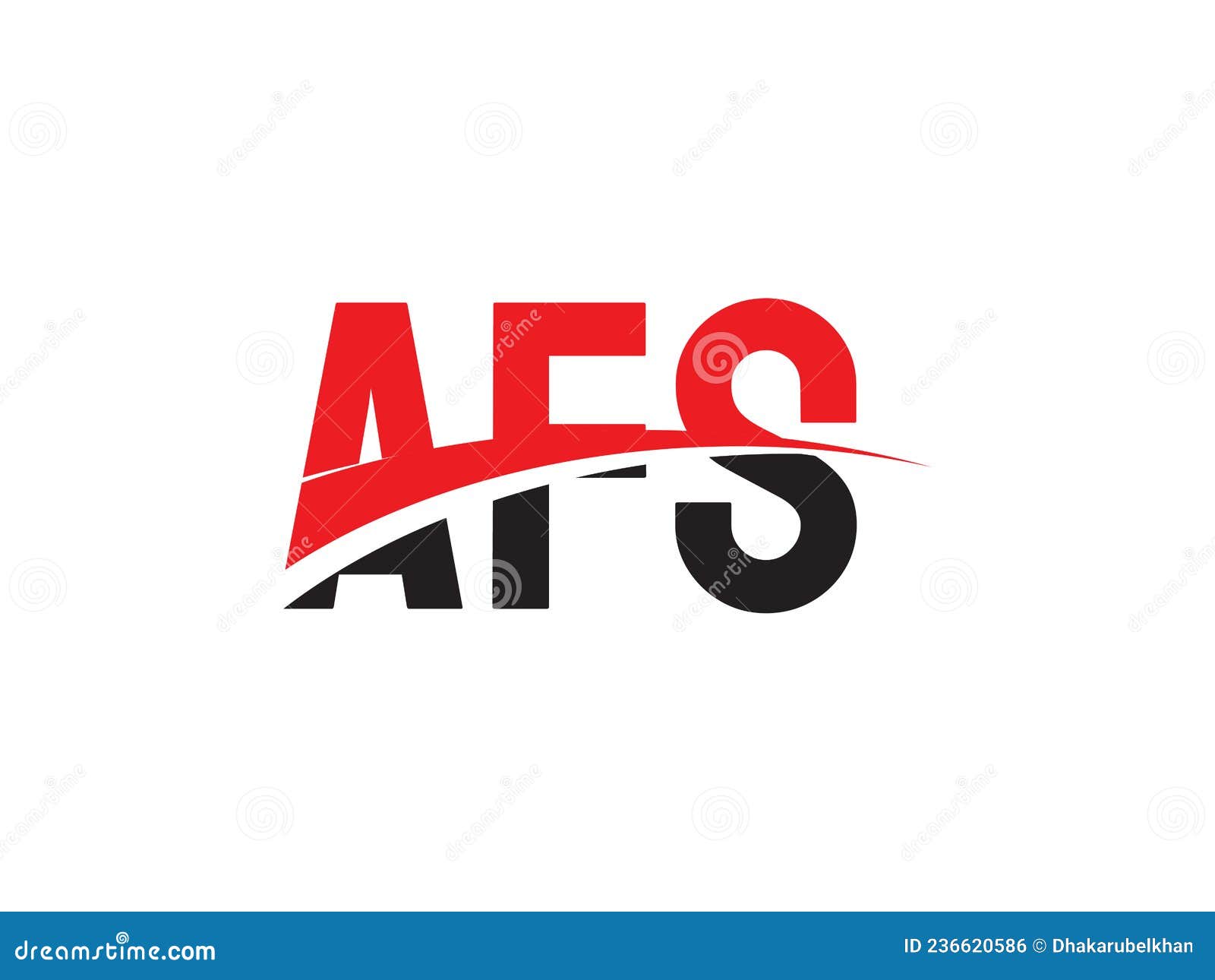 AFS Letter Initial Logo Design Vector Illustration Stock Vector ...