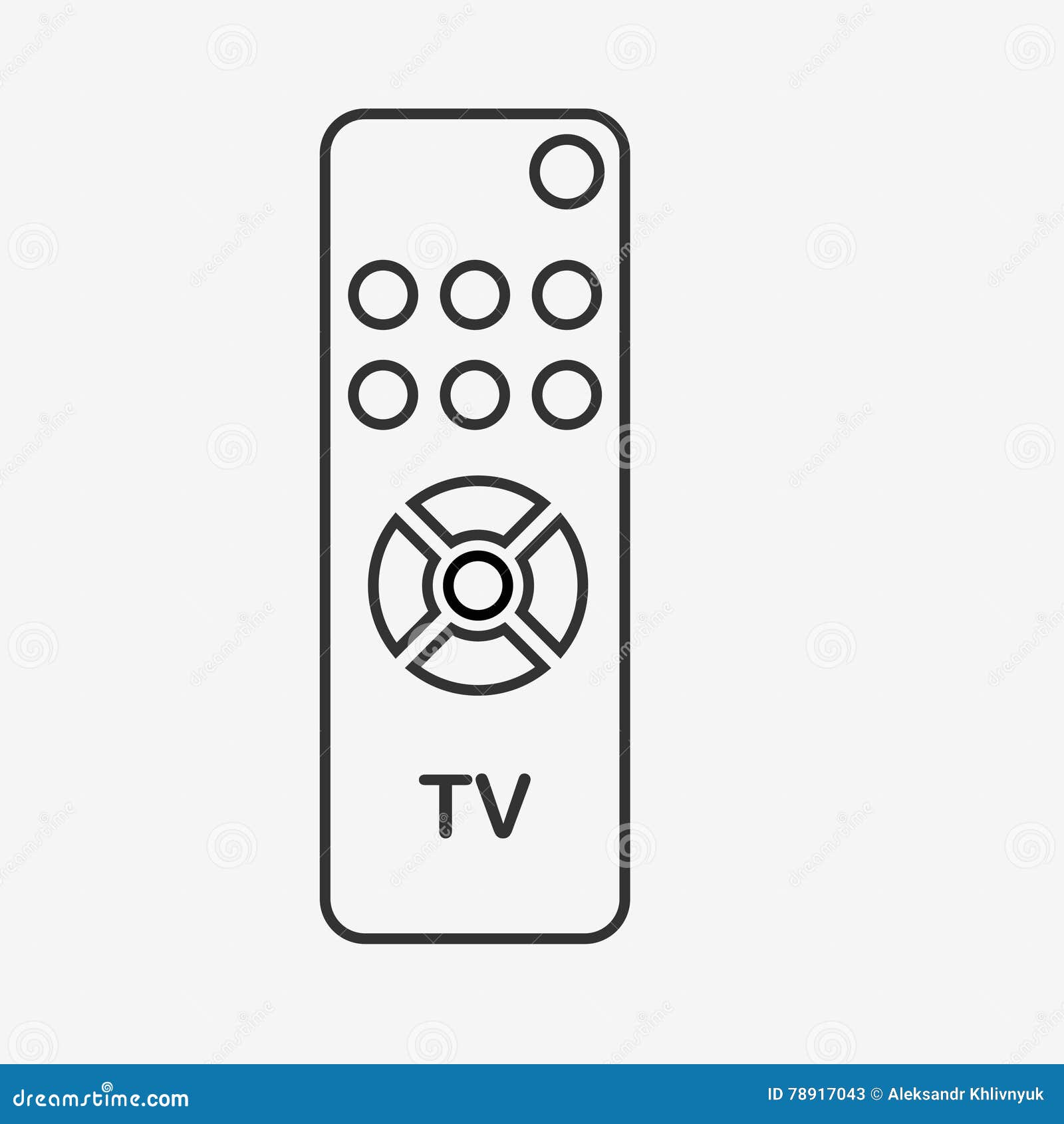 Afstandsbediening - Geïsoleerd Pictogram Stock Illustratie ...