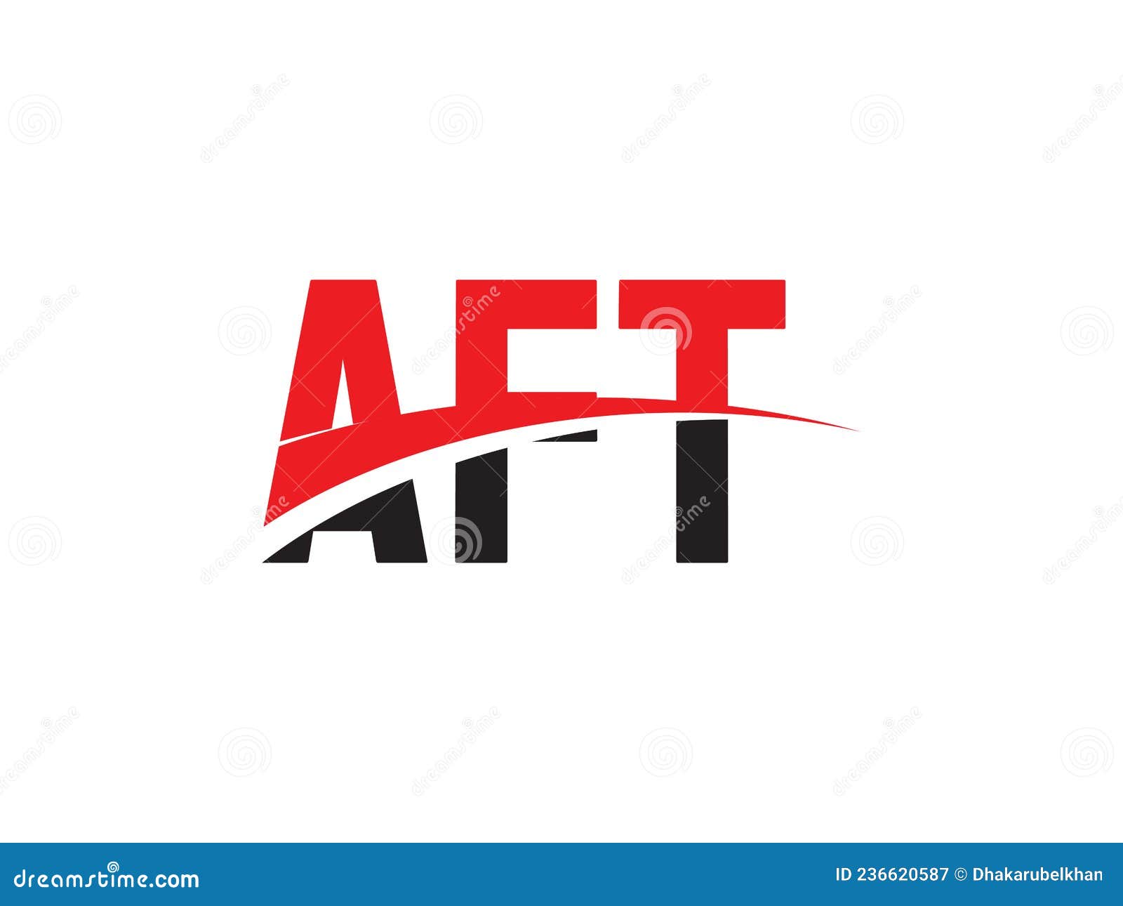 AFT Letter Initial Logo Design Vector Illustration Stock Vector ...