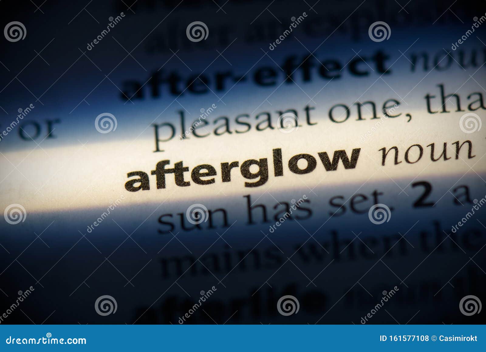 Afterglow stock photo. Image of minimal, concept, closeup - 161577108