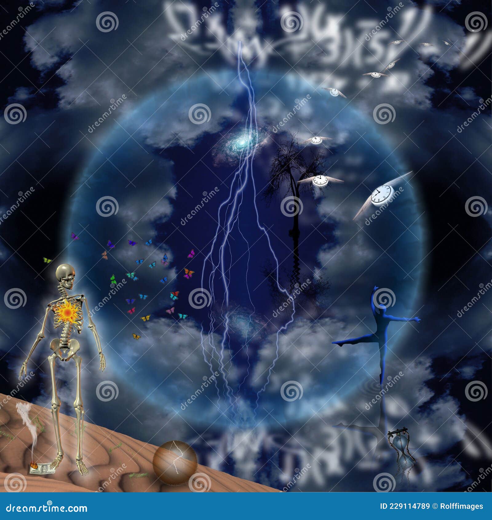 Afterlife Text Quote, Concept Background Stock Photography ...