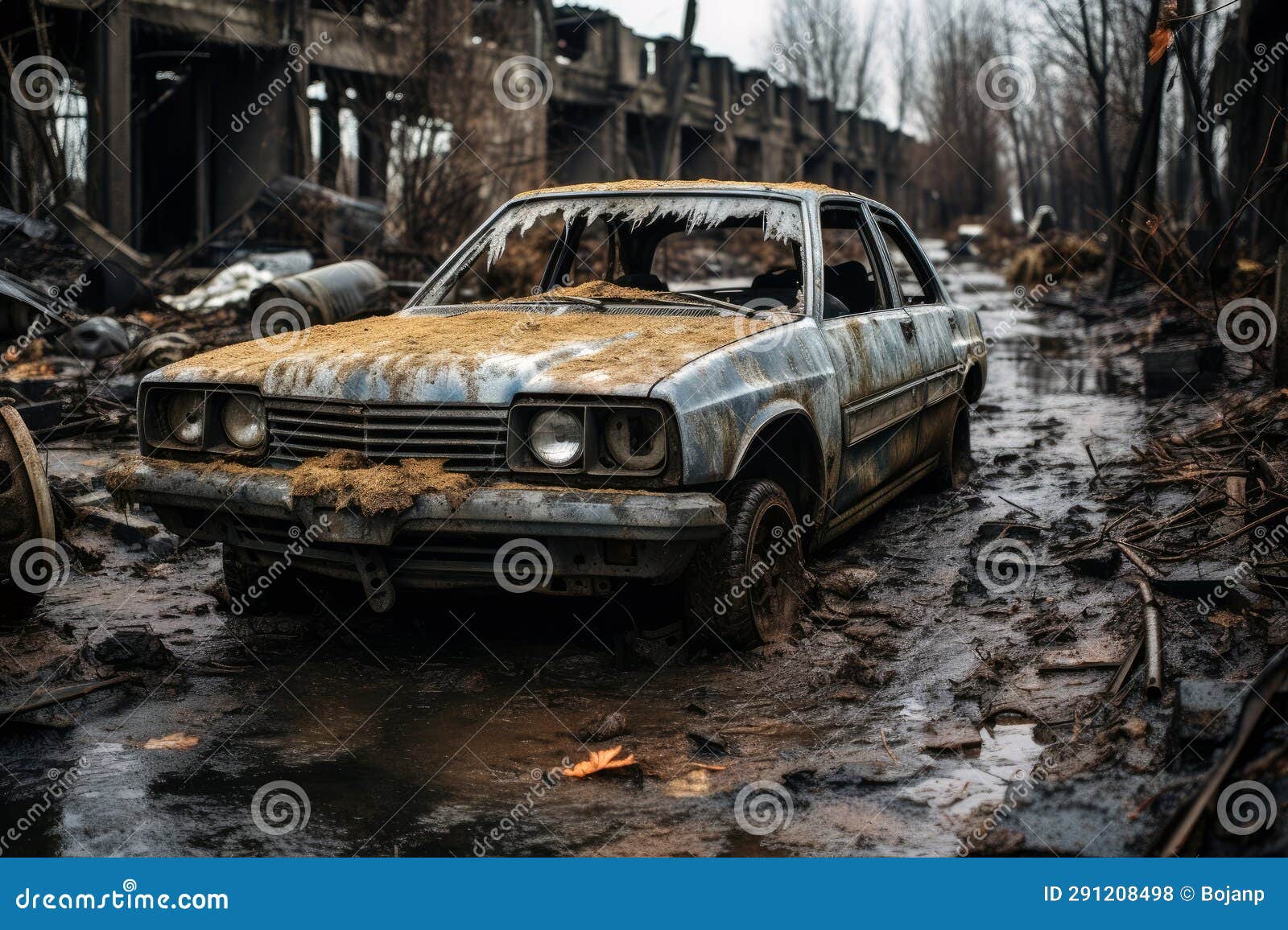 Aftermath of the Chernobyl Nuclear Disaster . AI Generated Stock ...