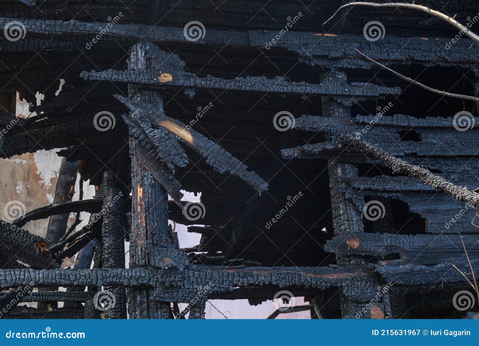 Aftermath Of A Fire In The House Stock Image | CartoonDealer.com #146564689