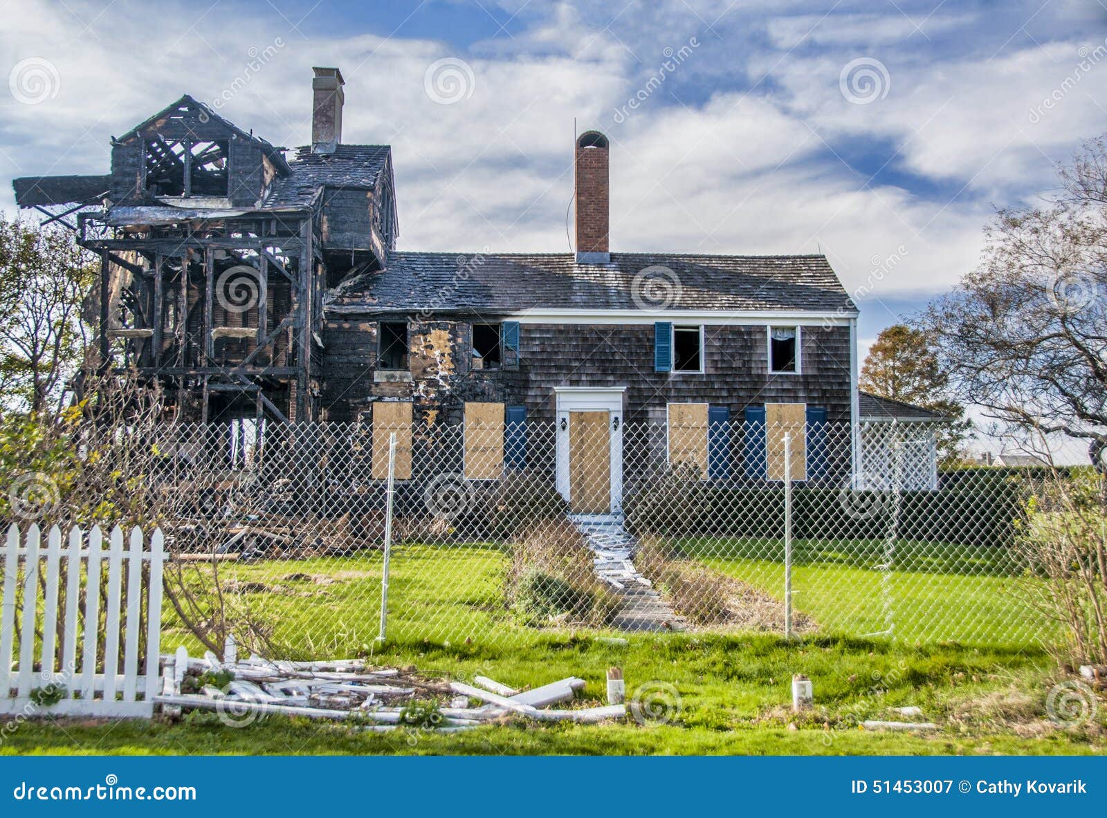The Aftermath stock image. Image of vintage, clouds, shutters - 51453007