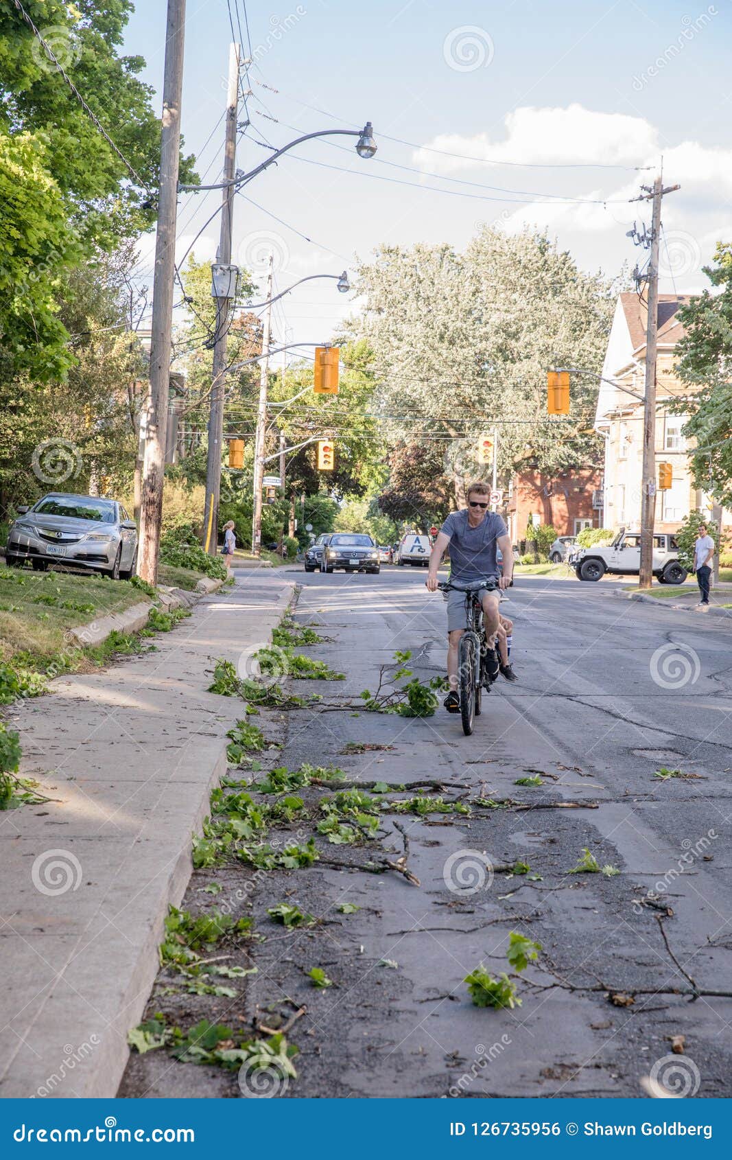 Aftermath Of Massive Rainstorm In The Annex Area In Toronto Editorial