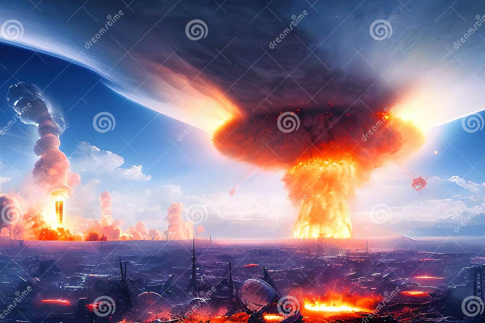 Aftermath of a Nuclear Explosion Which Causes End of Current Human Race ...