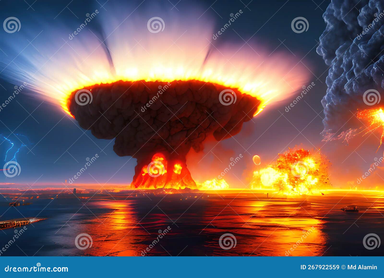 Aftermath of a Nuclear Explosion Which Causes End of Current Human Race ...