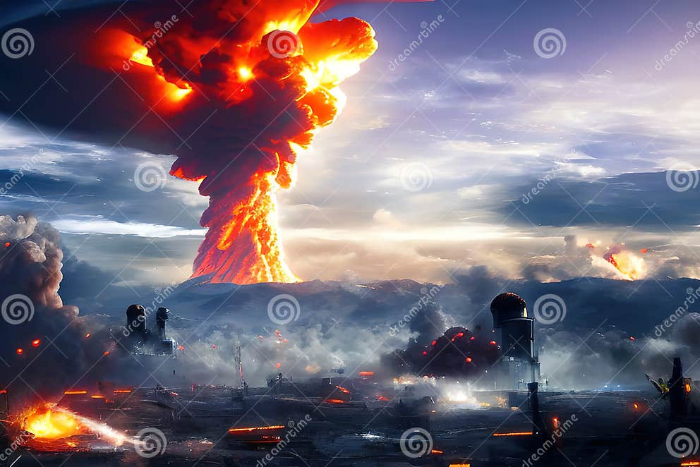 Aftermath of a Nuclear Explosion Which Causes End of Current Human Race ...