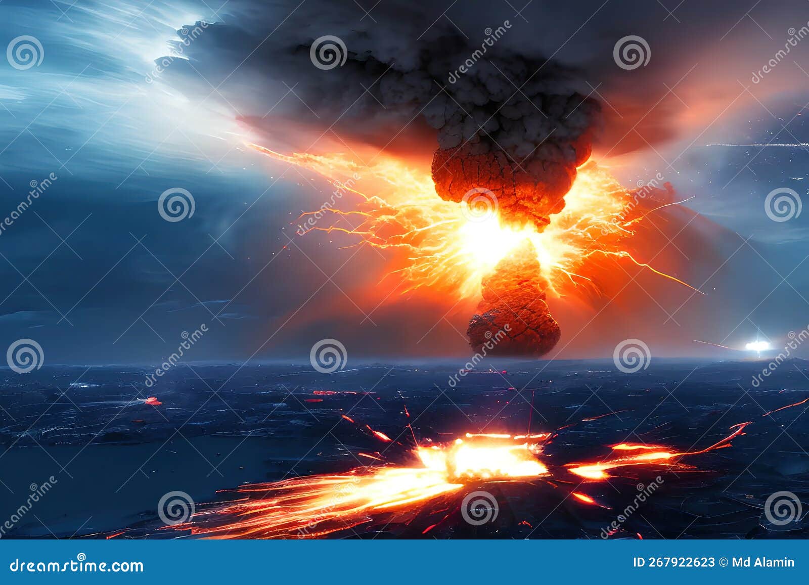 Aftermath of a Nuclear Explosion Which Causes End of Current Human Race ...