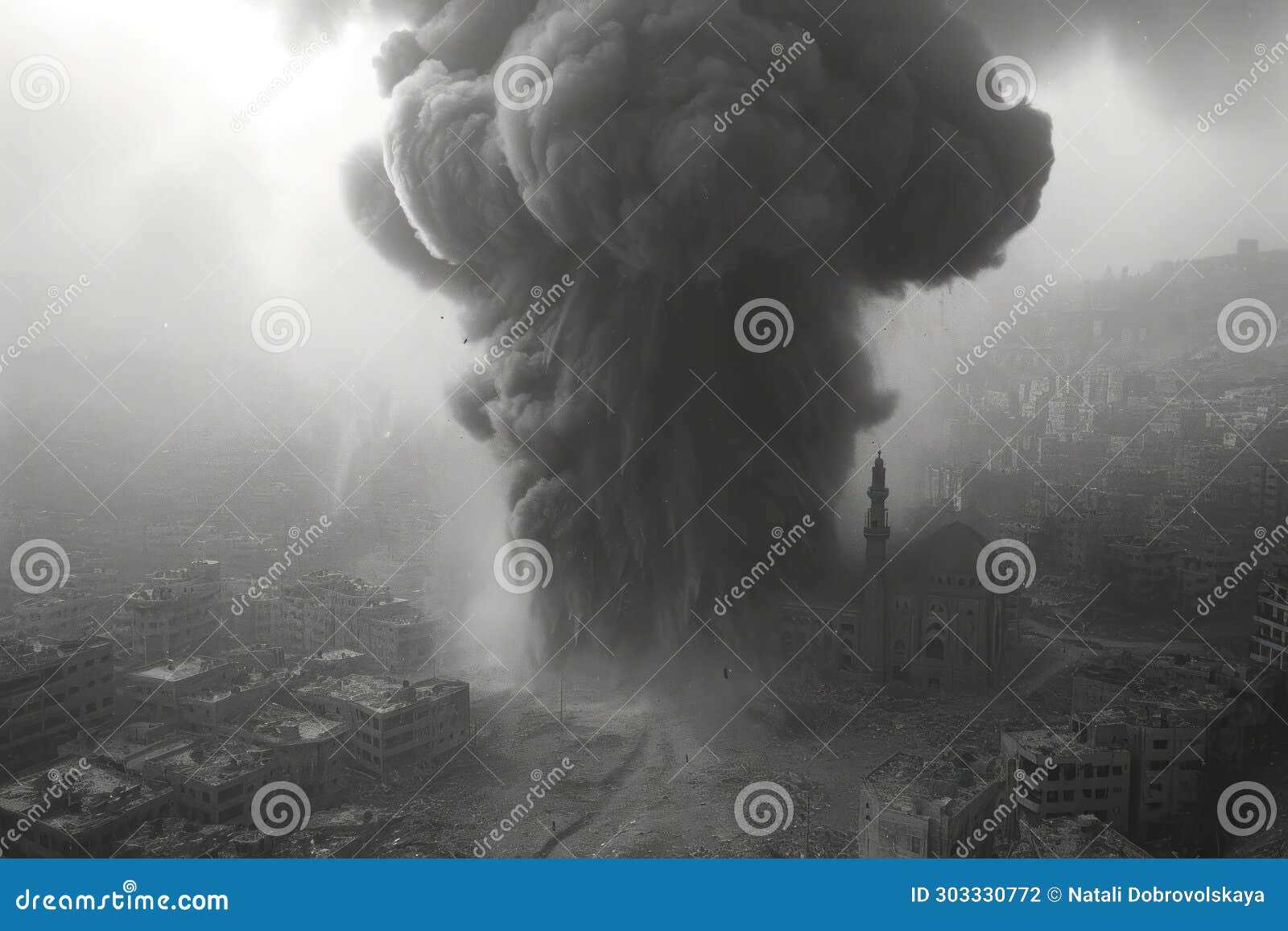 The Aftermath of a War Attack on Yemen Stock Photo - Image of bombers ...