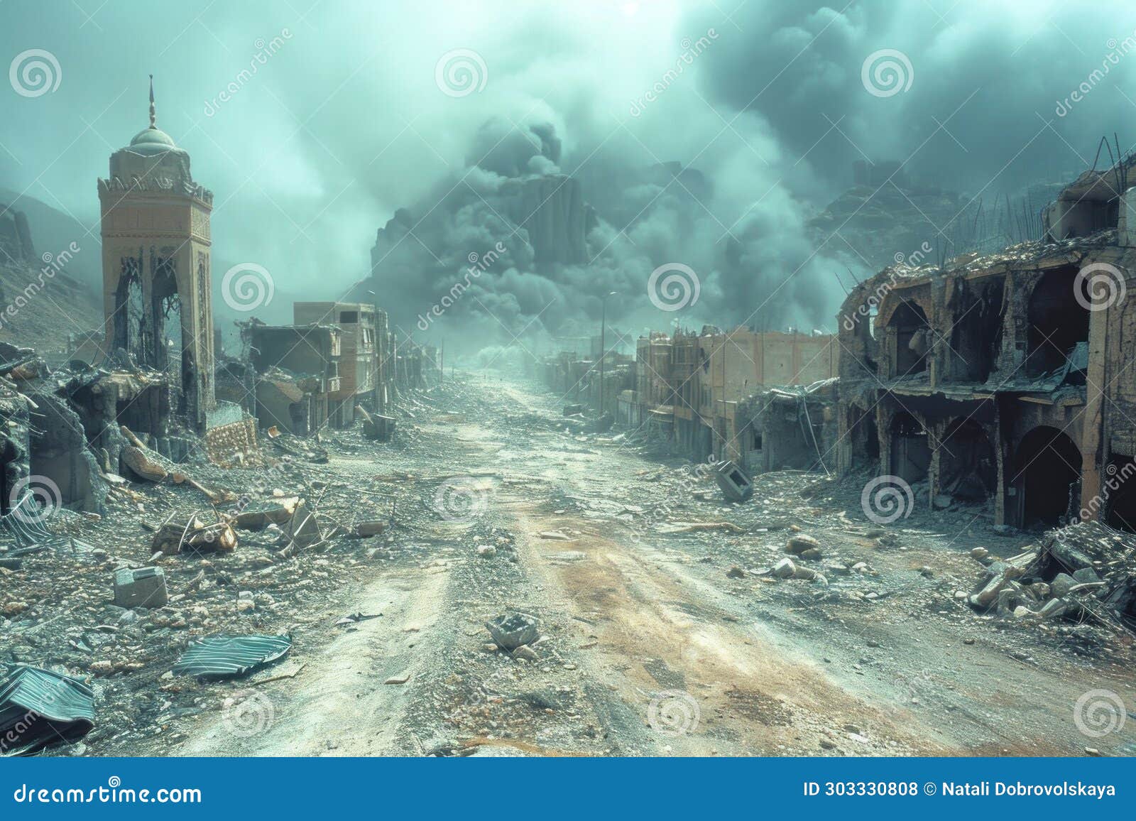 The Aftermath of a War Attack on Yemen Stock Photo - Image of attack ...