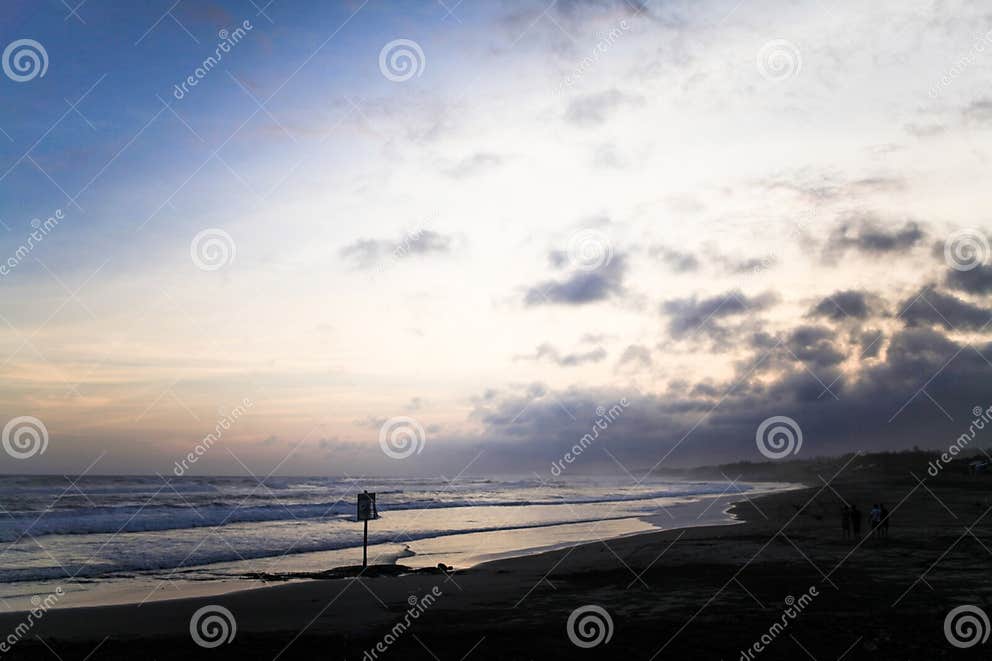 Afternoon Atmosphere on the Beach Stock Image - Image of atmosphere ...