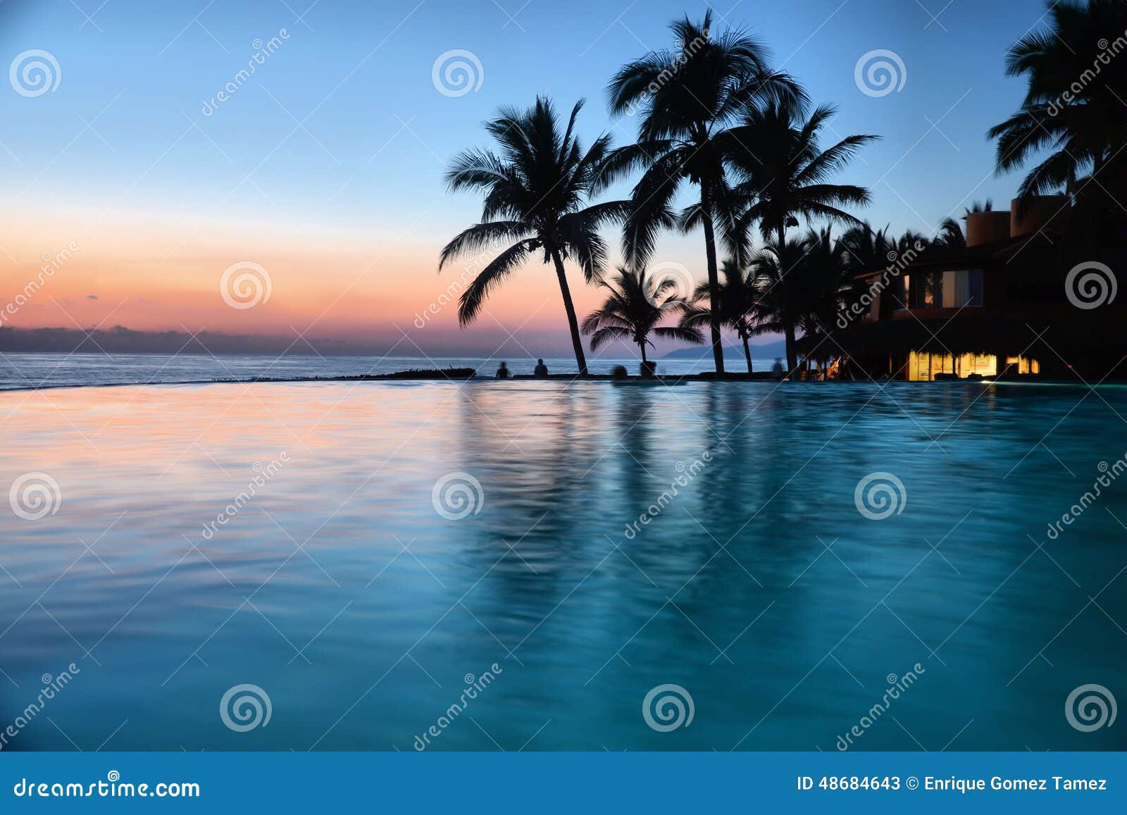 Afternoon Beach and Pool Image Stock Image - Image of exterior ...