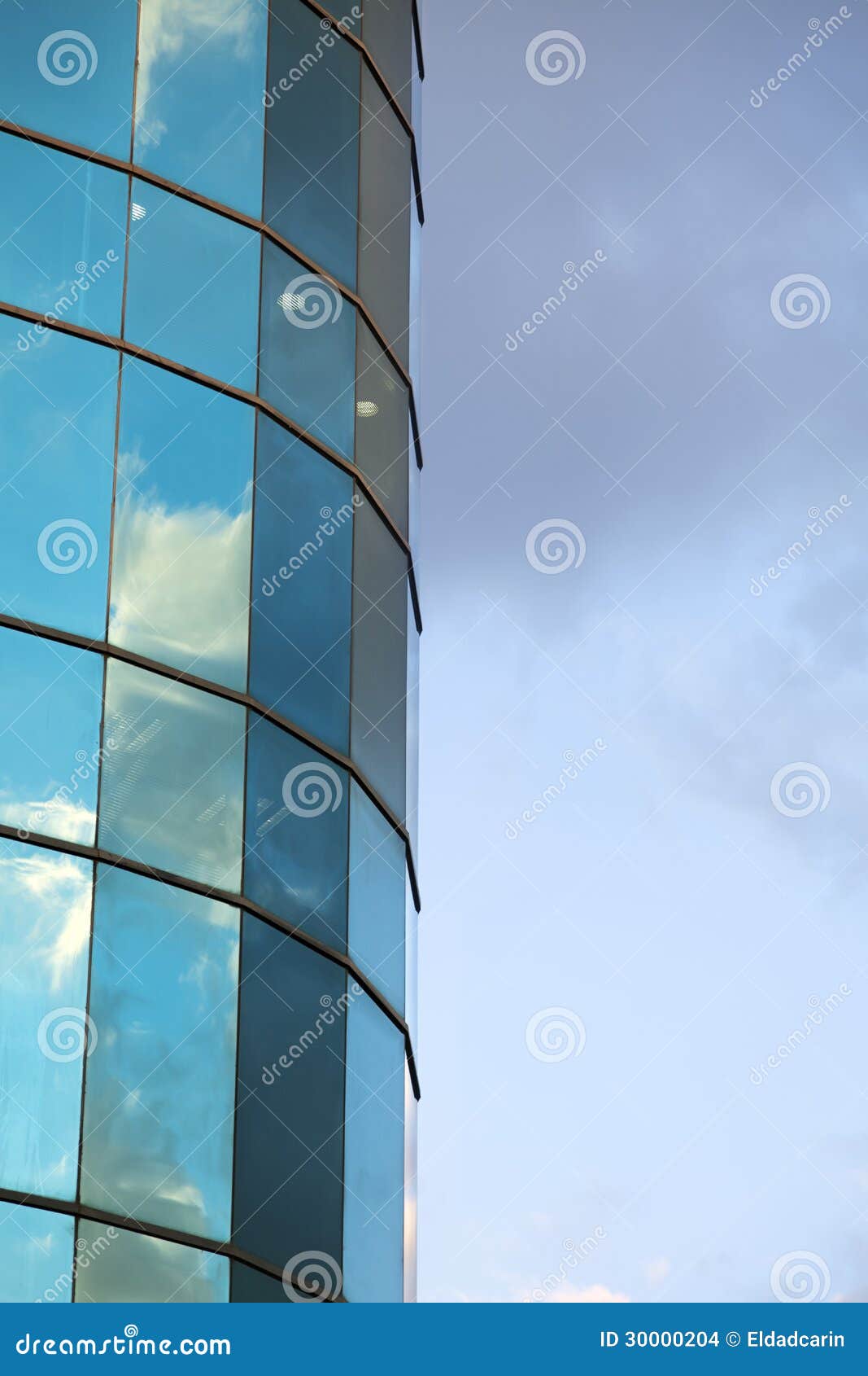 Cloudy Office Building stock photo. Image of exterior - 30000204