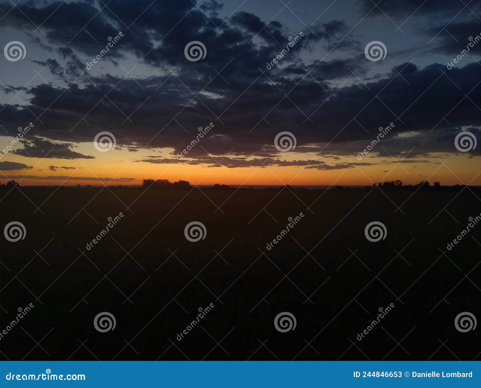 Afternoon farm sunset stock image. Image of sunset, sunlight - 244846653