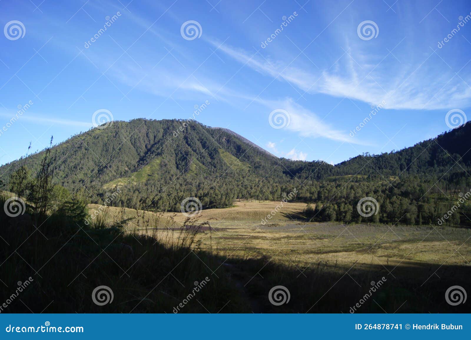 Afternoon on Mount Semeru, East Java, Indonesia Stock Image - Image of ...