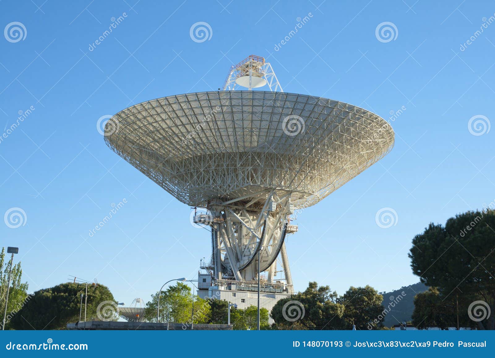 Afternoon Scene of Madrid Deep Space Comunication Complex. it is Part ...