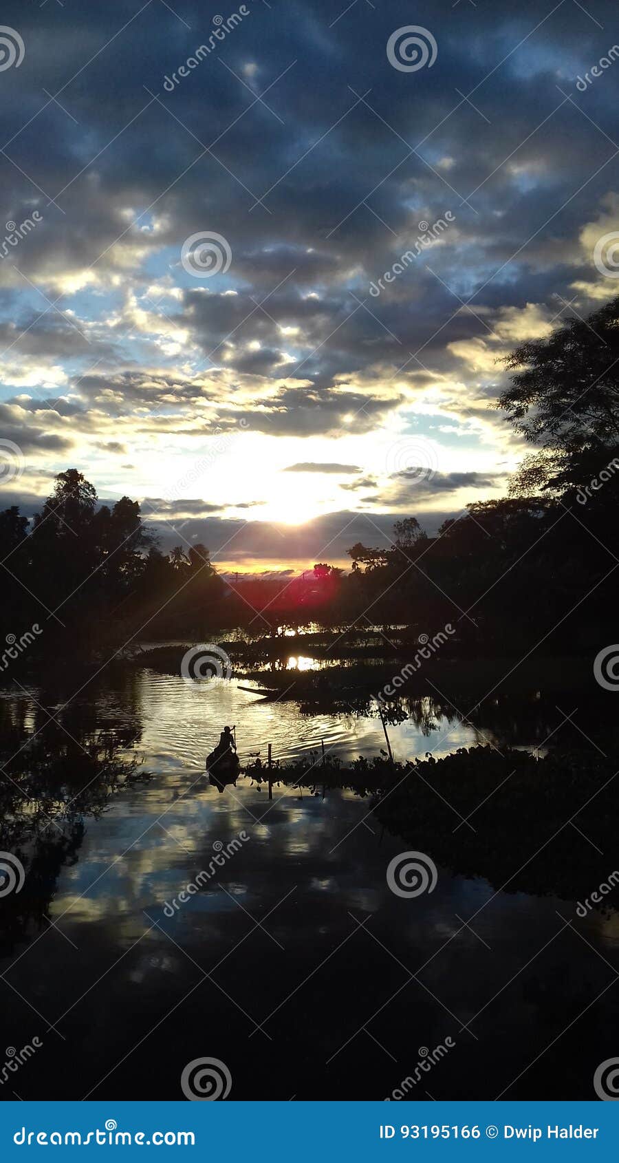 The Afternoon Scenery of River Stock Photo - Image of scenery, river ...