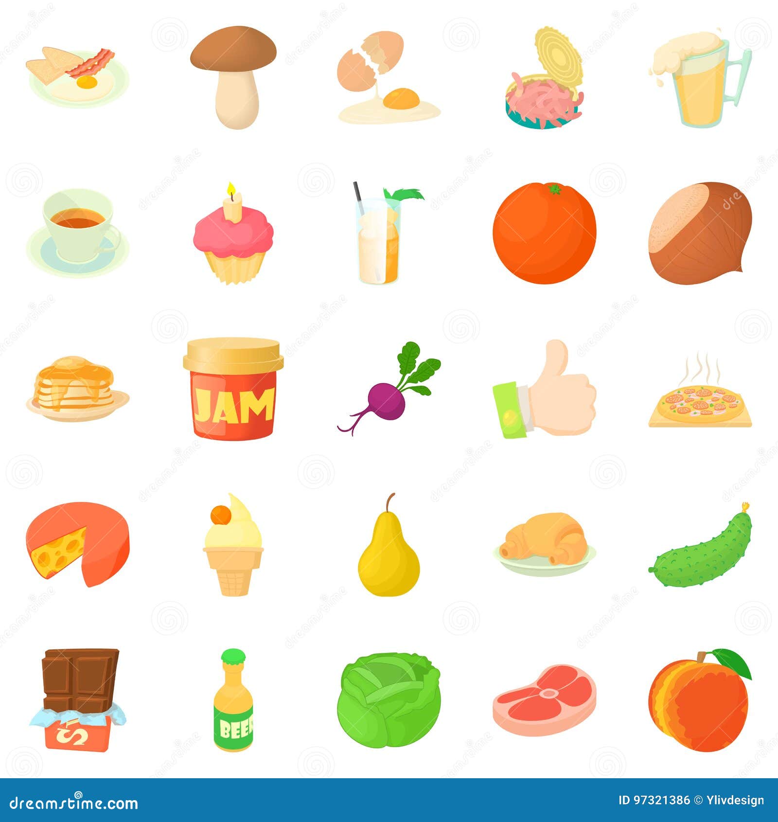 25 Snack Icons Packs In Line Style Royalty-Free Stock Photography ...