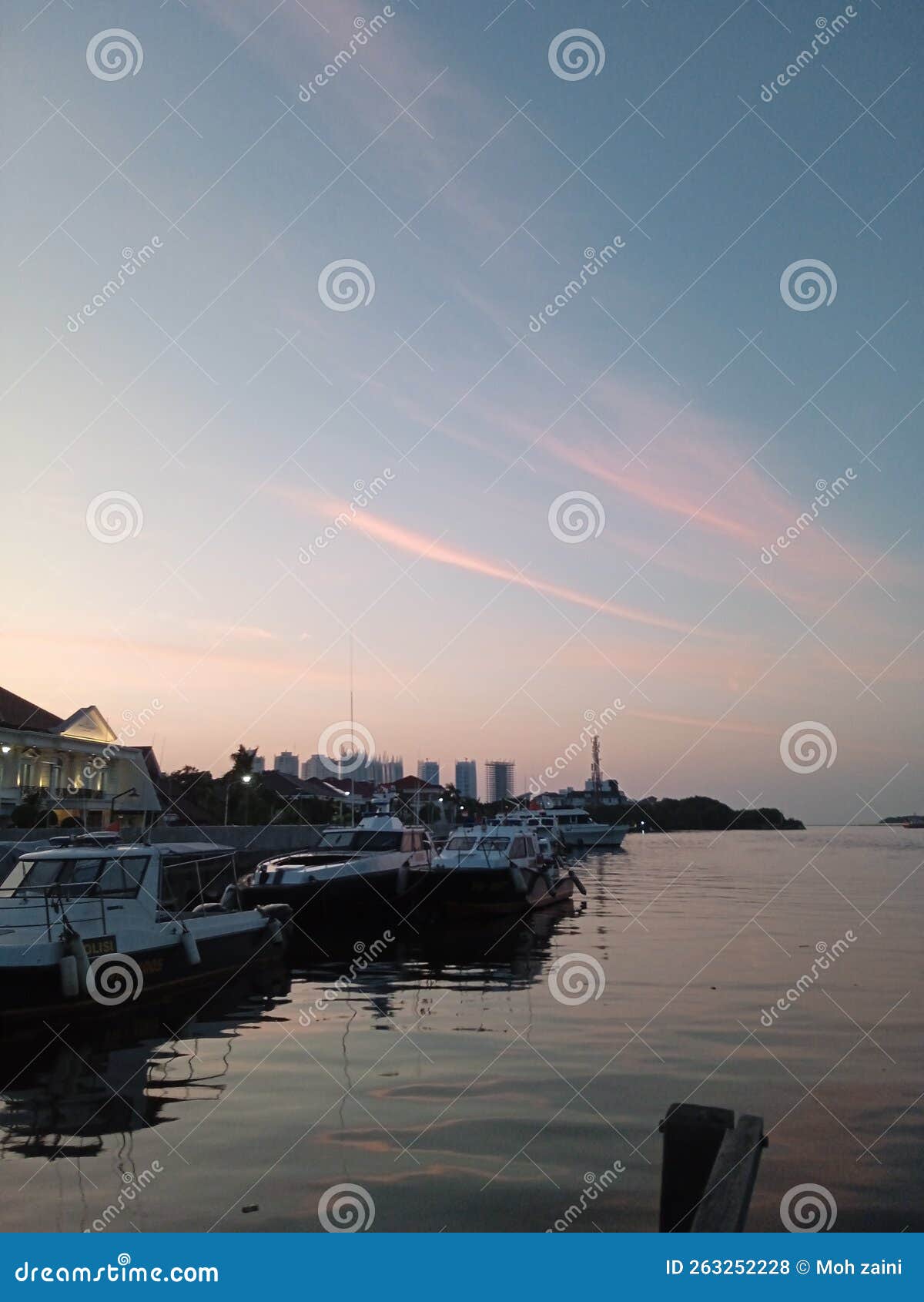 Afternoon at the Speed Boat Pier in Jakut Editorial Stock Photo - Image ...