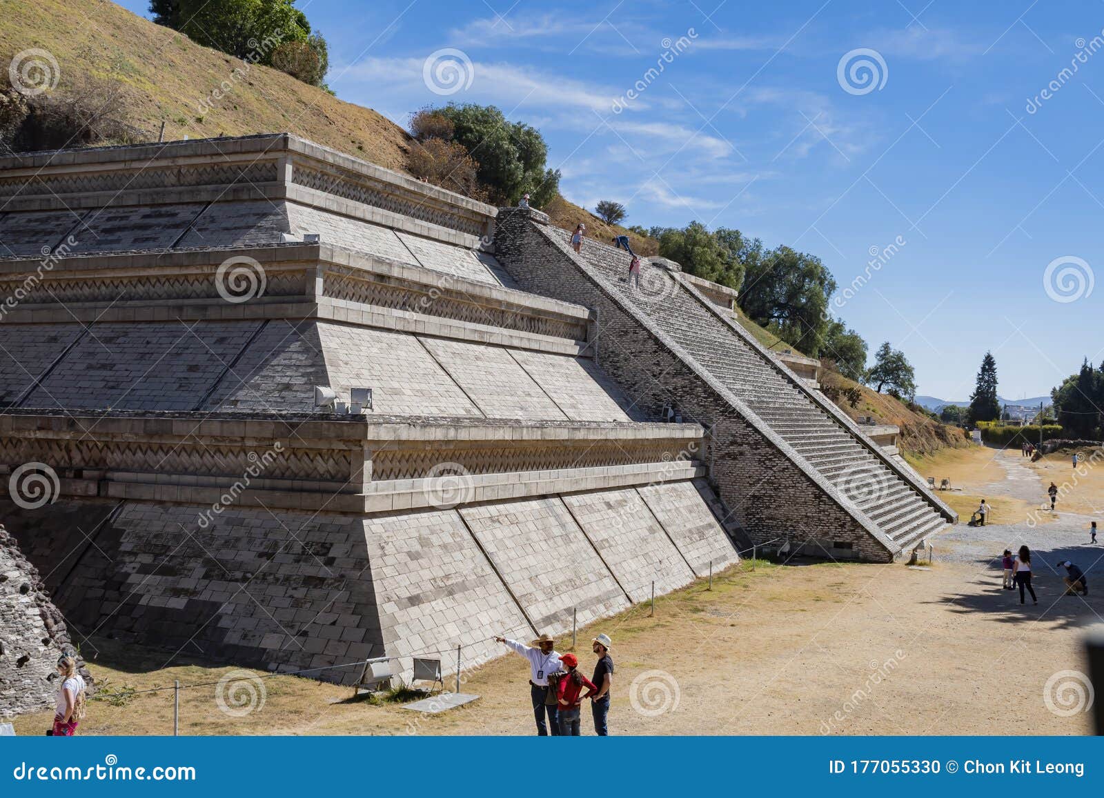 Afternoon Sunny View of the Famous Pyramid of Cholula Editorial Image ...