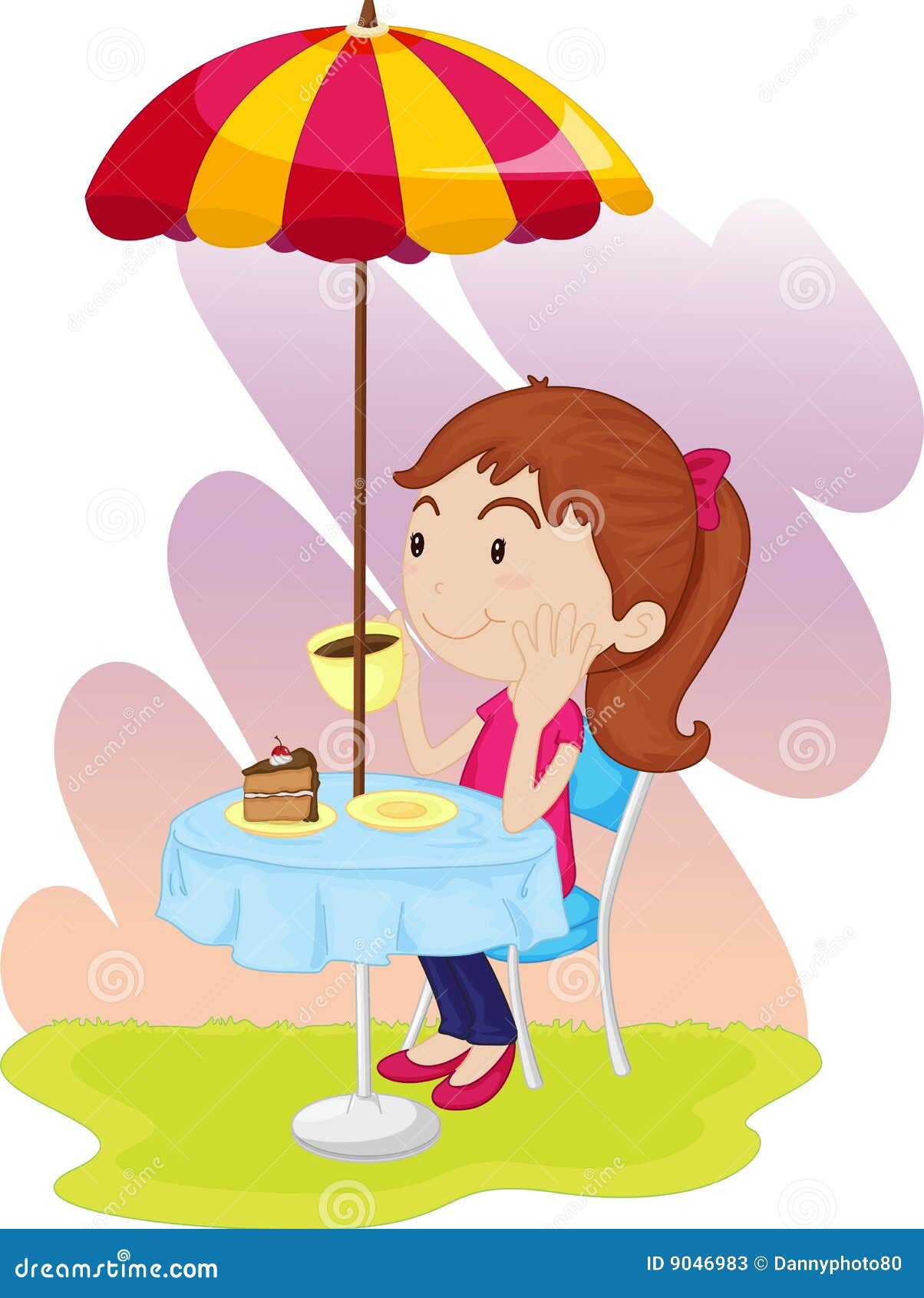 Cartoon Afternoon Tea